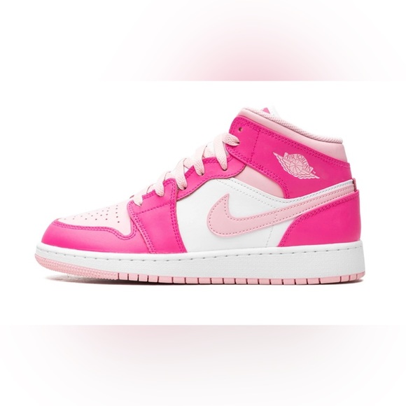 Nike | Shoes | New Nike Fierce Pink Barbie Air Jordan Mid Pink And ...